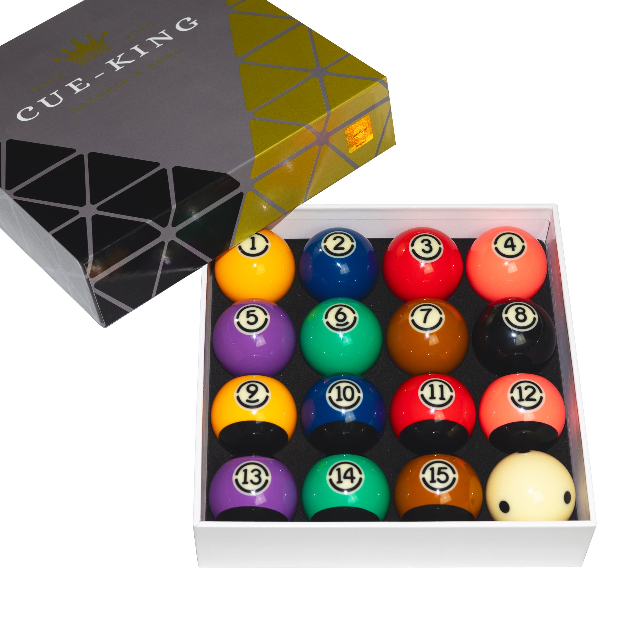 Billiards Pool Balls | Premium Billiard Ball Set | Cue-King