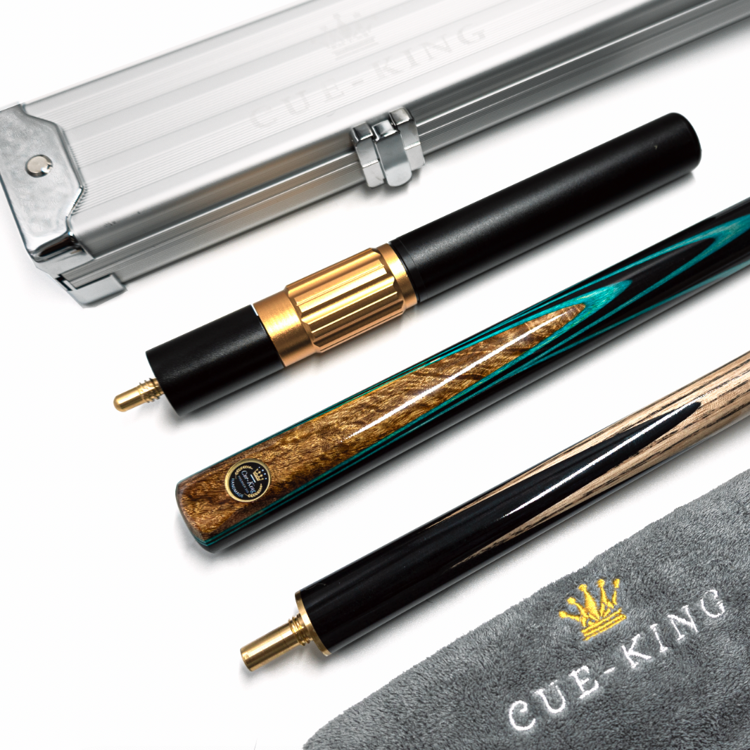 Cue-King Premier 300 58" Snooker and Pool Cue 3/4 Jointed With Alumini